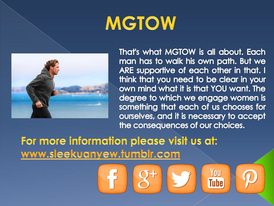 Men Going Their Own Way - MGTOW is a way of life - Page 5 - Created ...