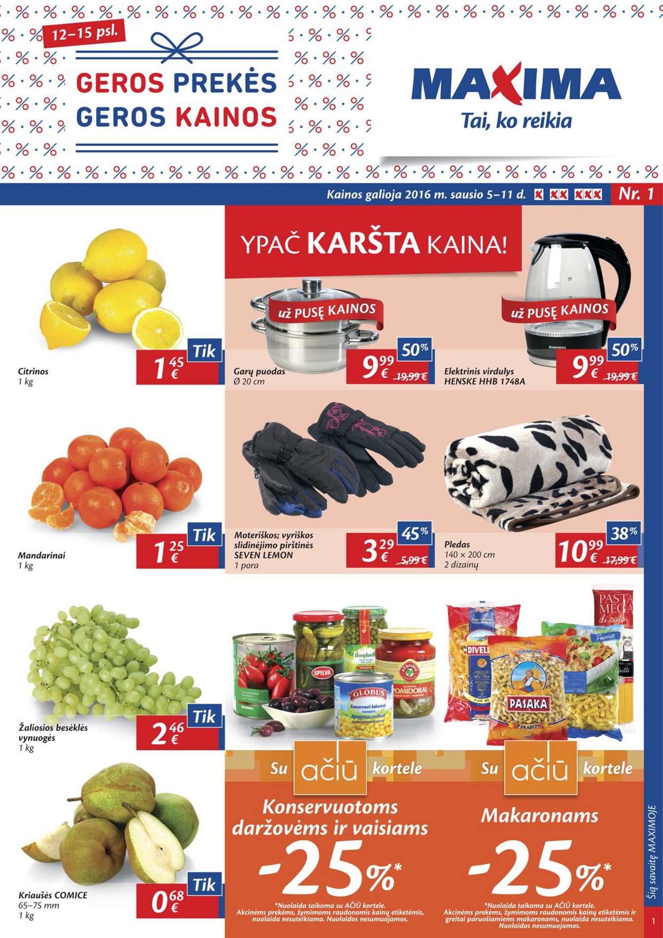 Reklaminiai-leidiniai - 01 MAXIMA LT - Puslapis 1 - Created with ...