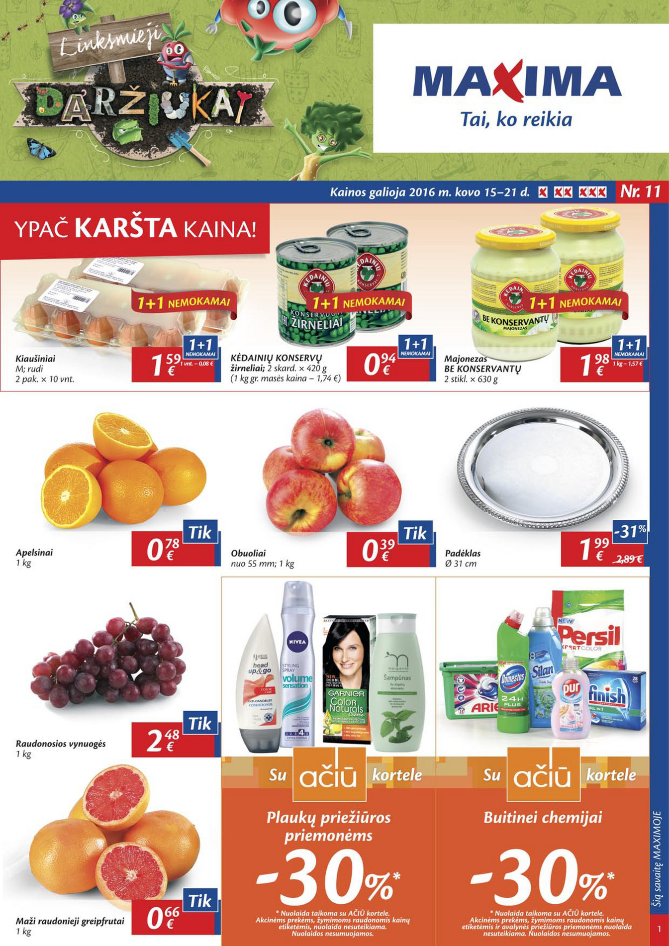 Reklaminiai-leidiniai - MAXIMA nr.11 - Puslapis 1 - Created with ...