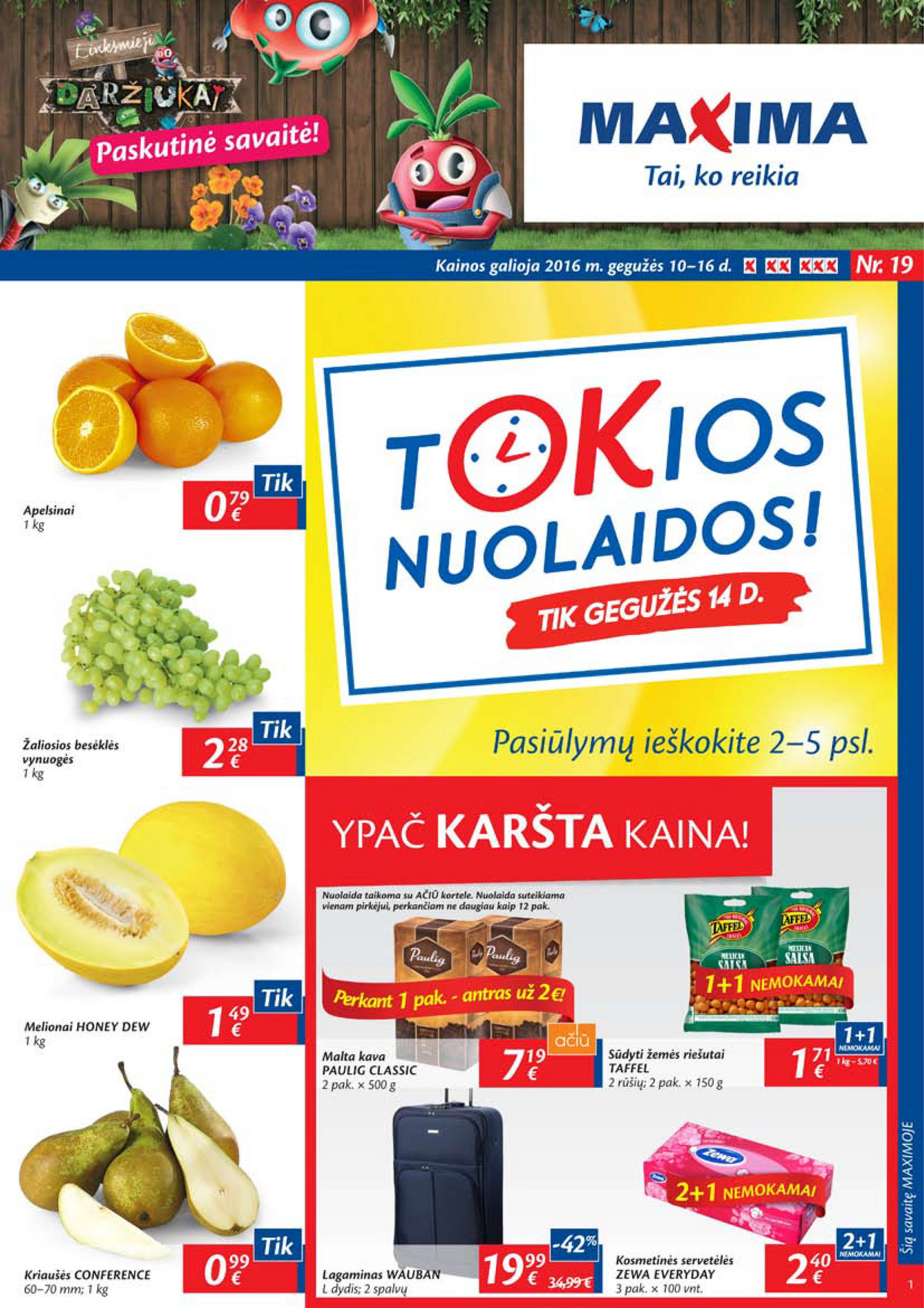 Reklaminiai-leidiniai - MAXIMA 19 - Puslapis 1 - Created with Publitas.com
