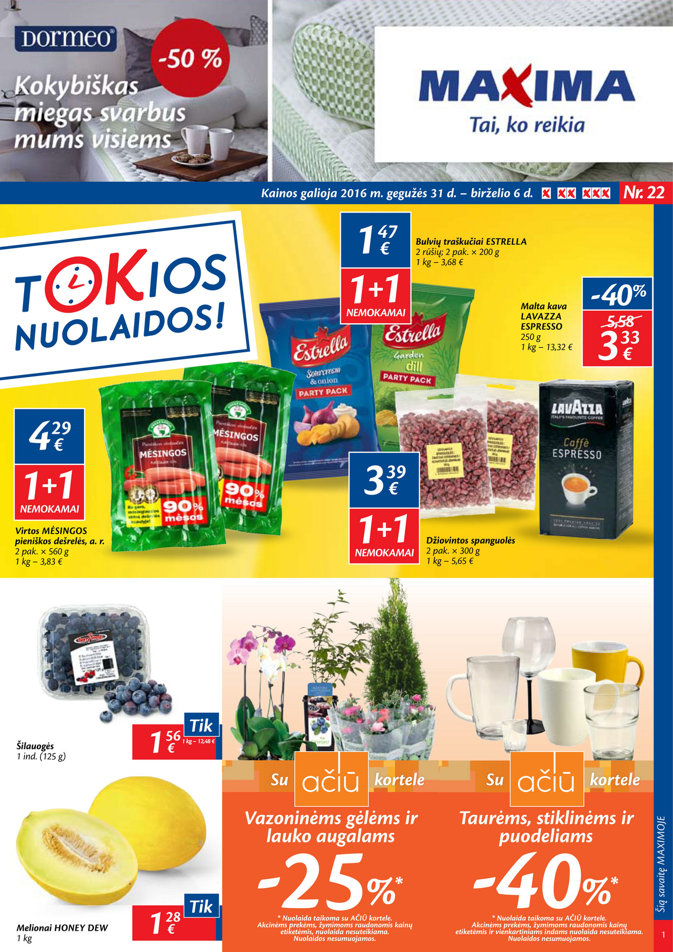 Reklaminiai-leidiniai - MAXIMA 22 - Puslapis 1 - Created with Publitas.com