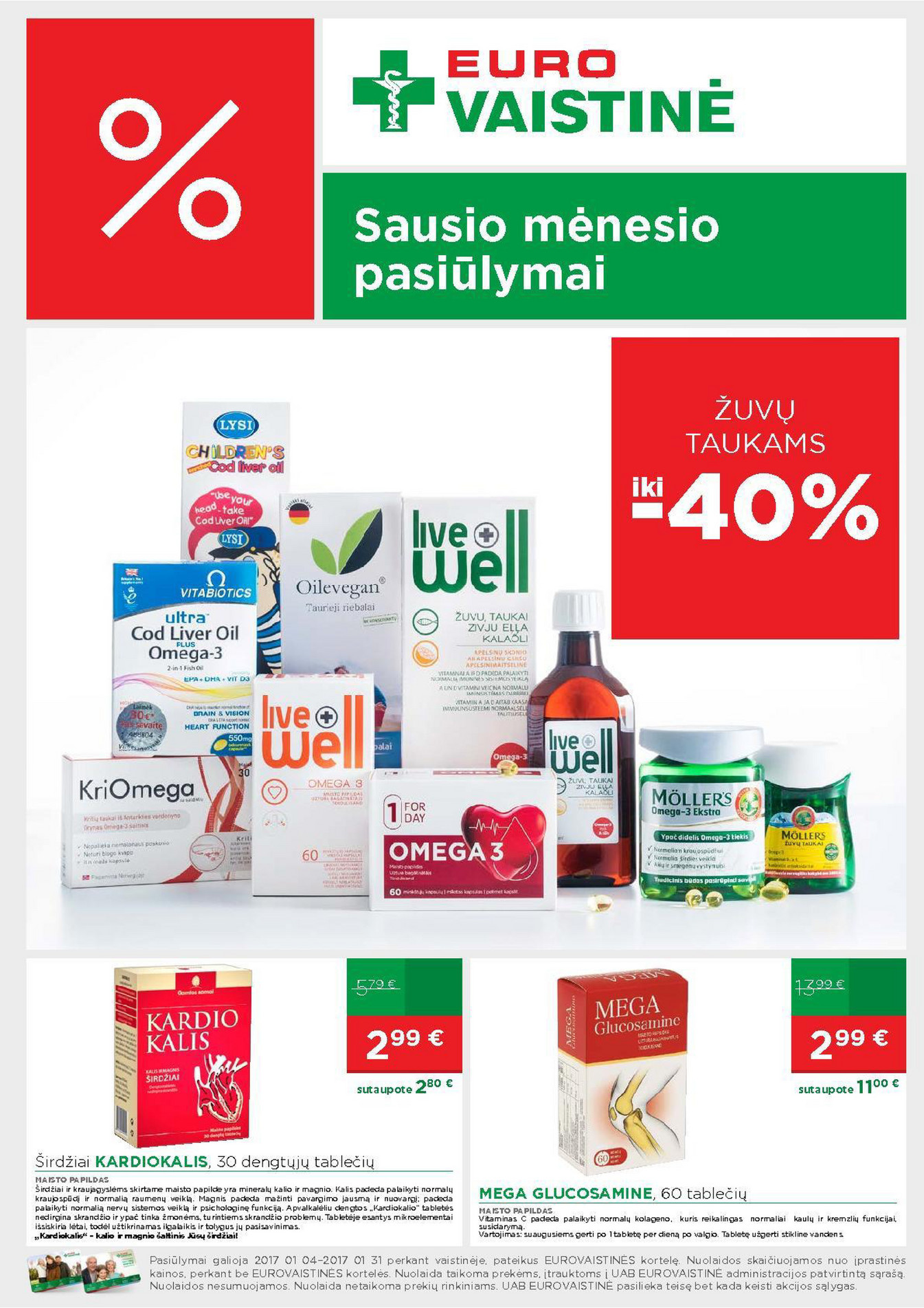 Reklaminiai-leidiniai - EURO vaistine 201701 - Puslapis 2-3 - Created ...