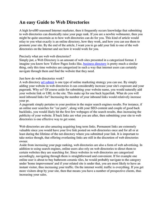 My publications - Business directory - Page 1 - Created with Publitas.com