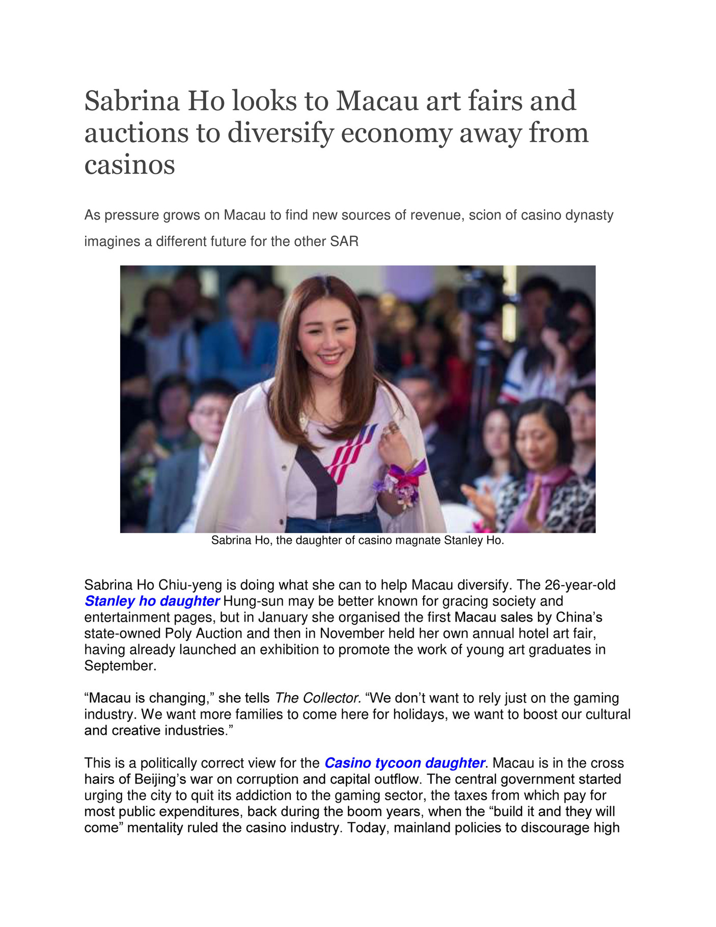 My publications - Stanley ho daughter - Page 1 - Created with Publitas.com