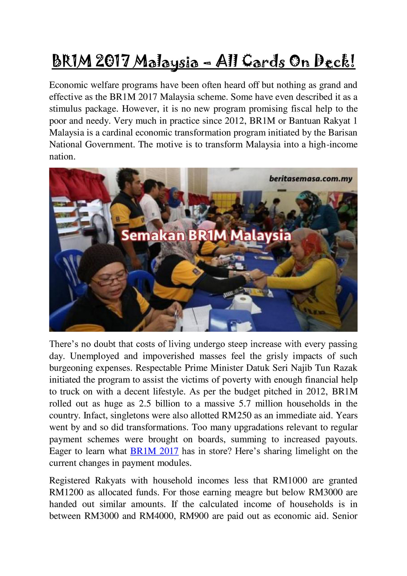 My publications - BR1M Malaysia - Page 1 - Created with Publitas.com