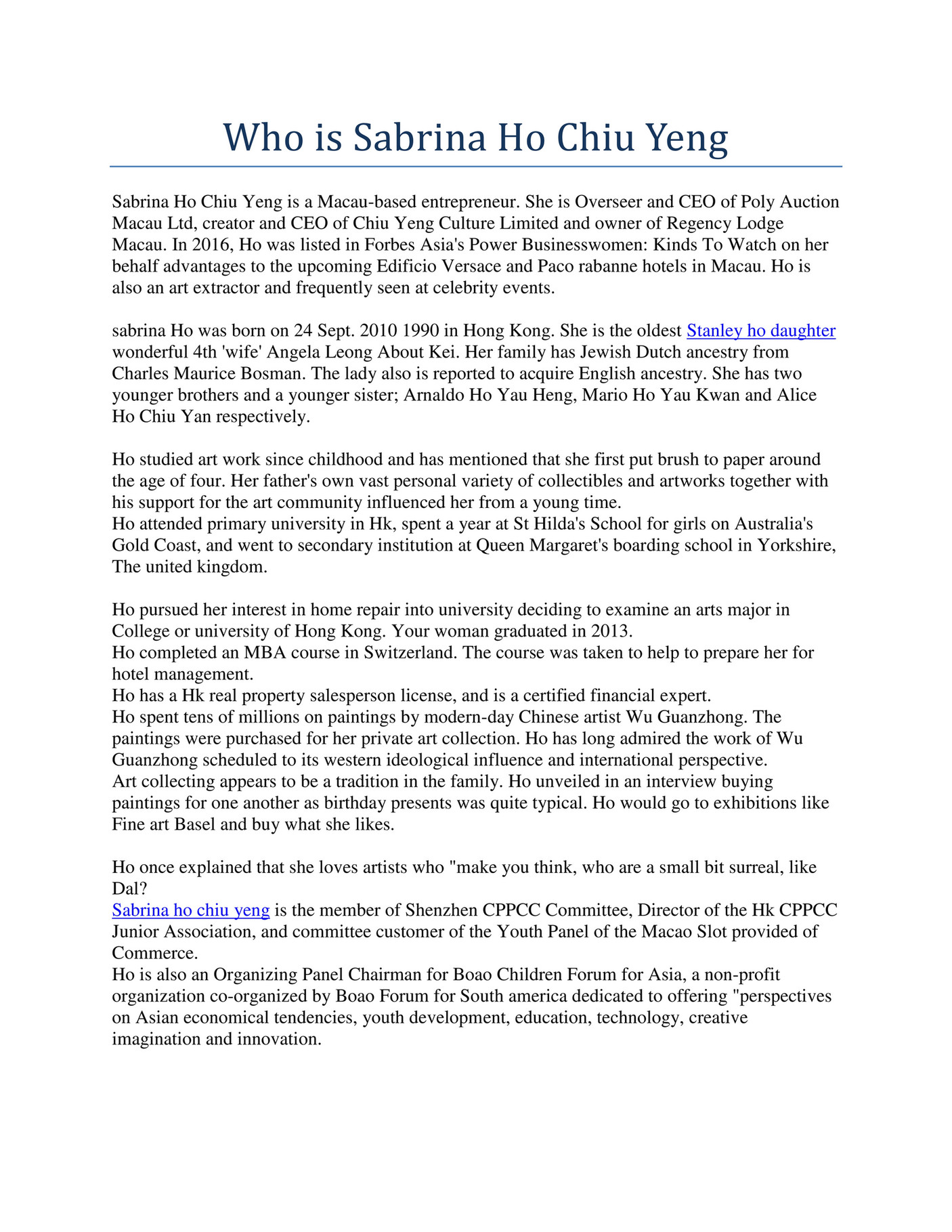 My publications - Who is Sabrina Ho Chiu Yeng - Page 1 - Created with ...
