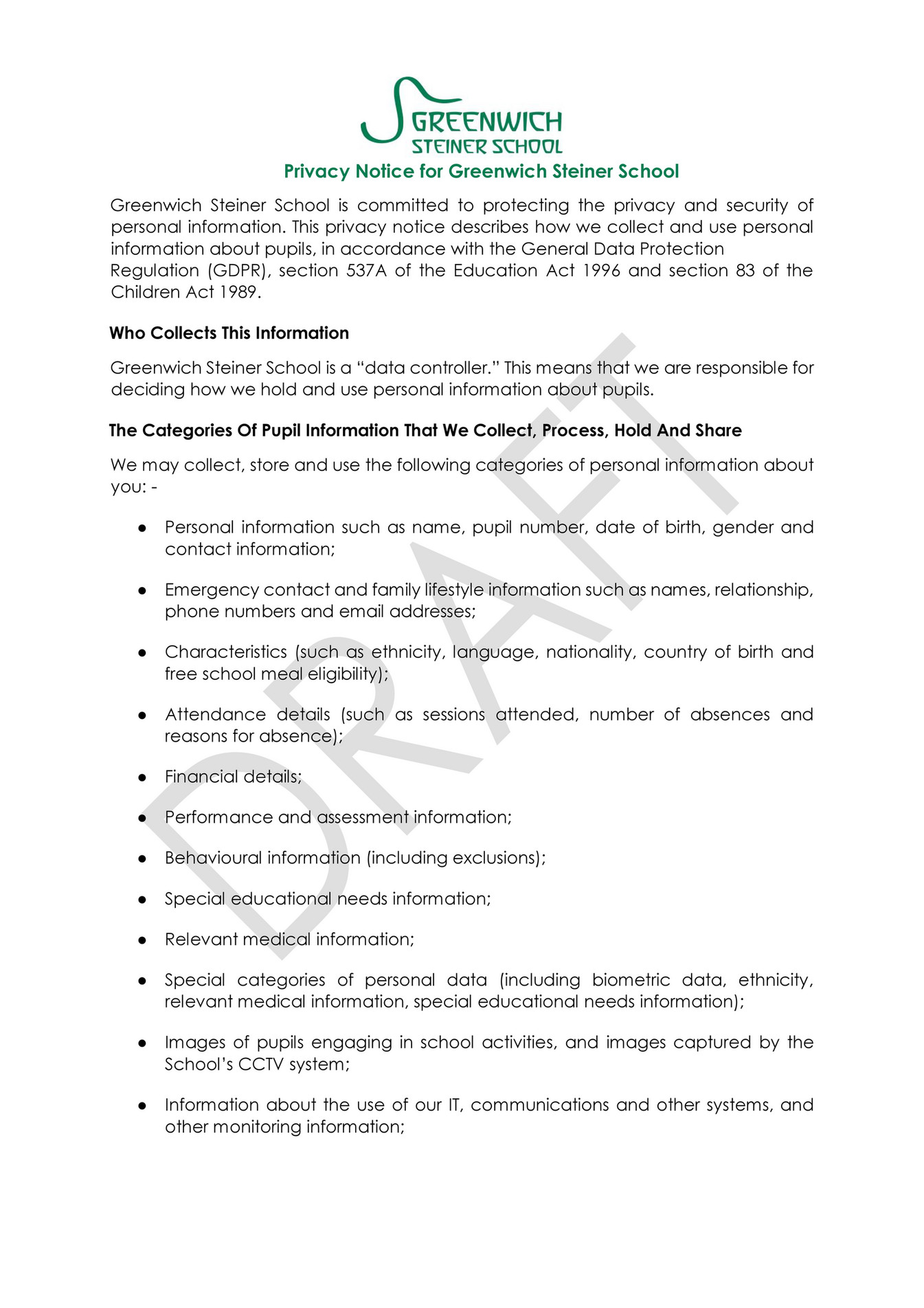 Greenwich Steiner School Greenwich Steiner School Privacy Notice greenwich-steiner-school-greenwich-steiner-school-privacy-notice