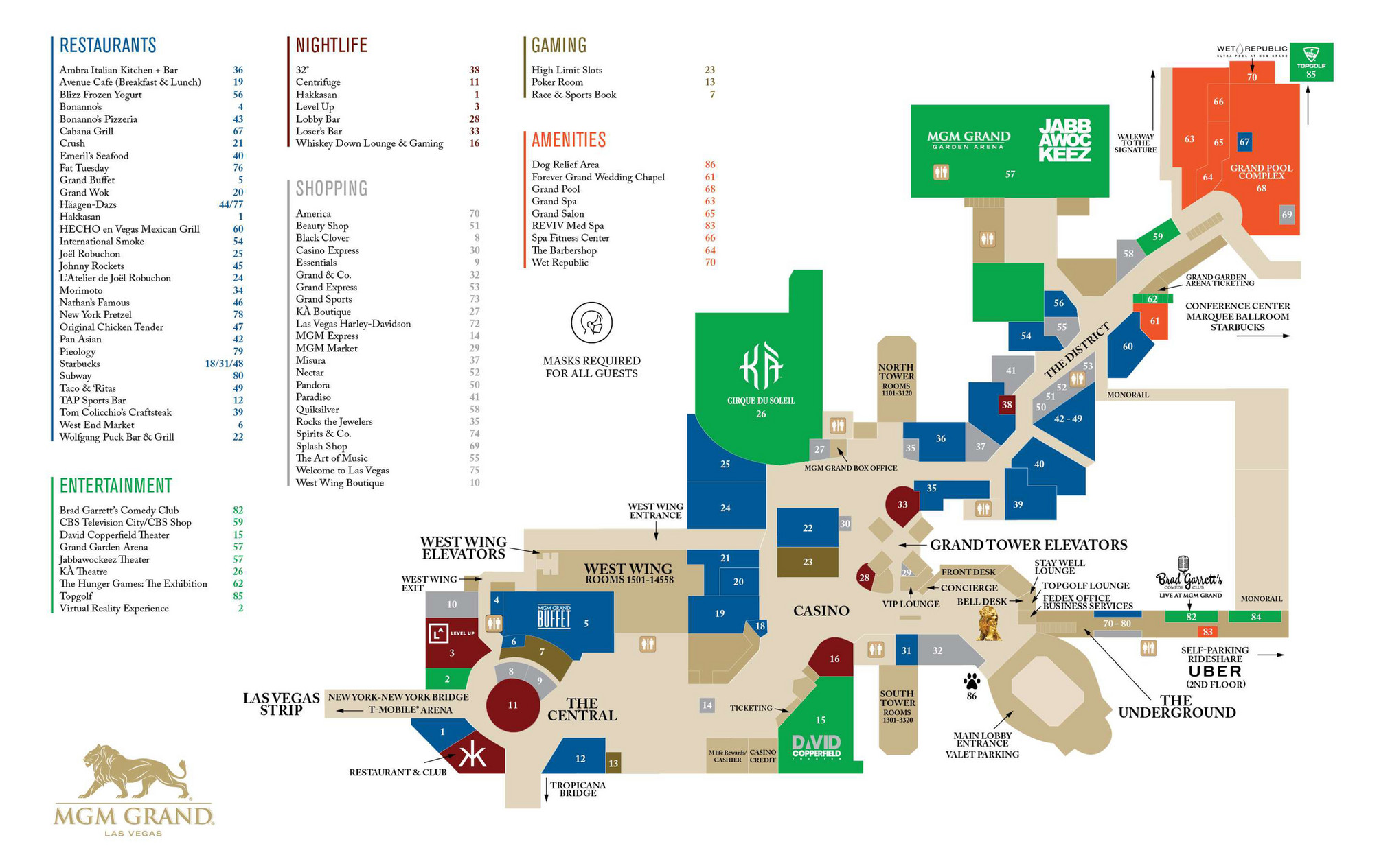 2du - MGM Grand Las Vegas Map - Page 2 - Created with Publitas.com