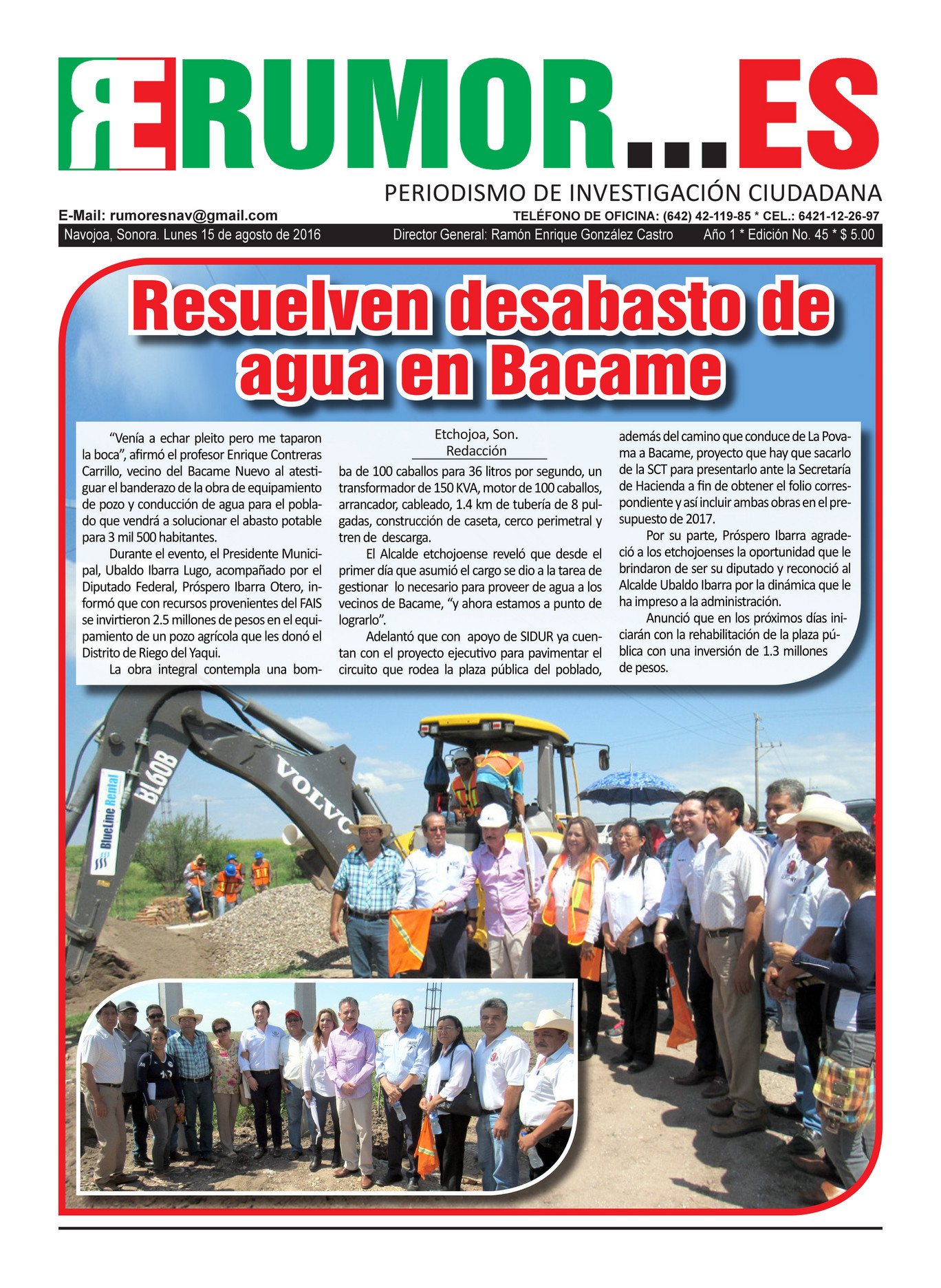 Revista RumorEs - Rumor..Es Agosto 15 - 2016 - Page 1 - Created with ...