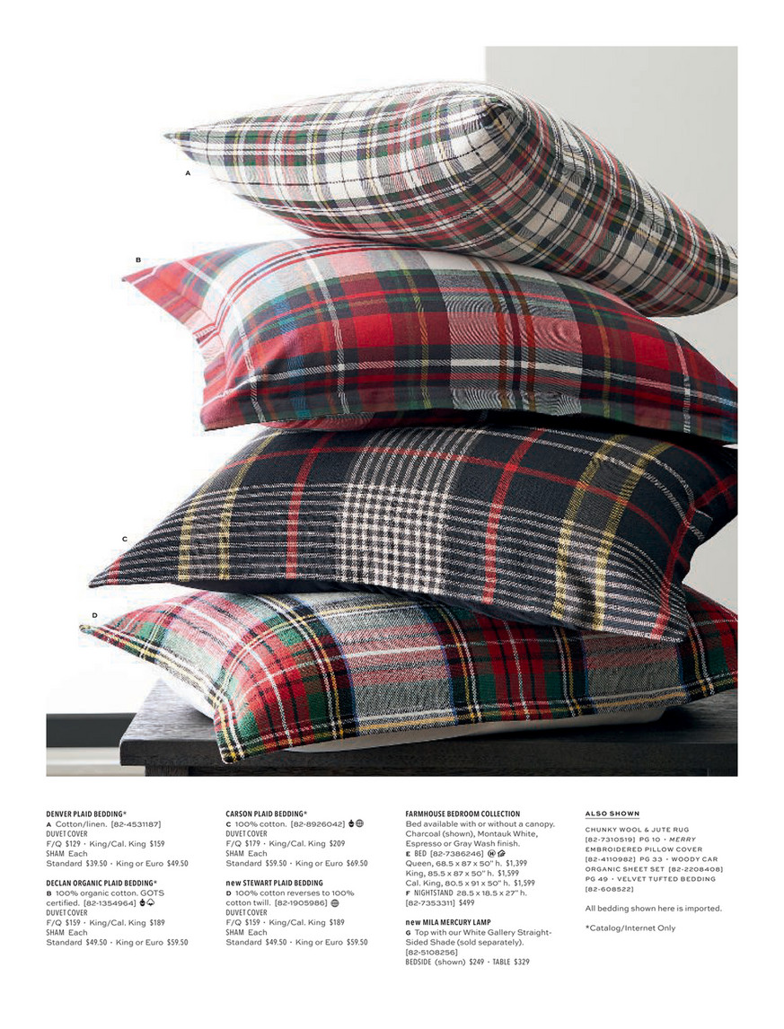 Declan plaid duvet cover store