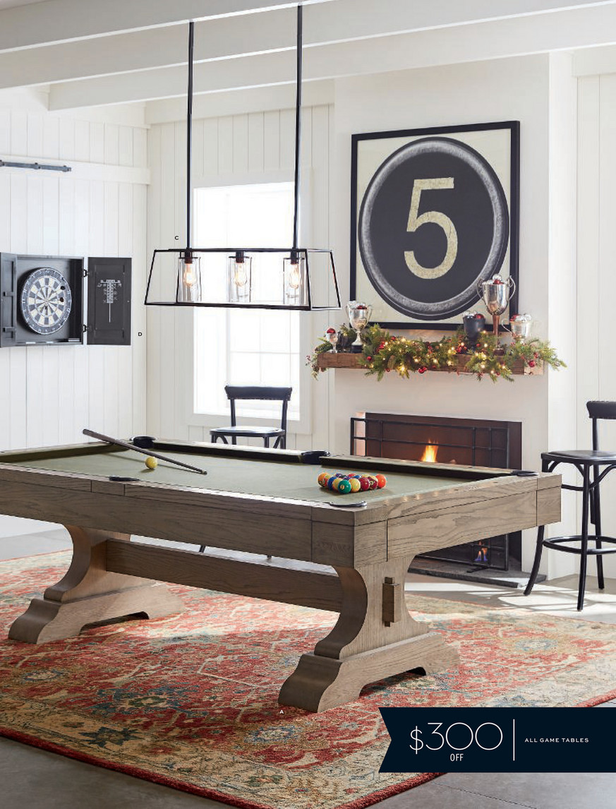 Pottery barn poker table store