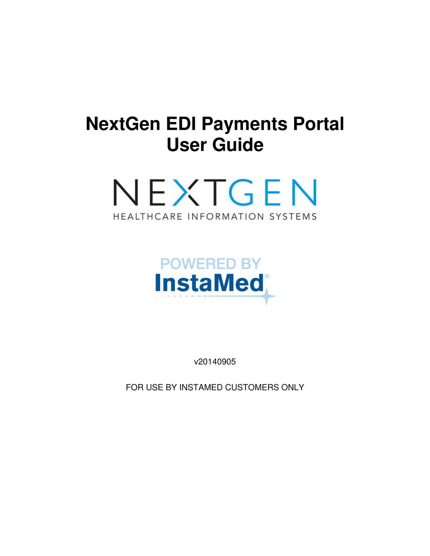A New Leaf - EPM_NextGen_EDI_Payments_Portal_User_Guide - Page 1 ...