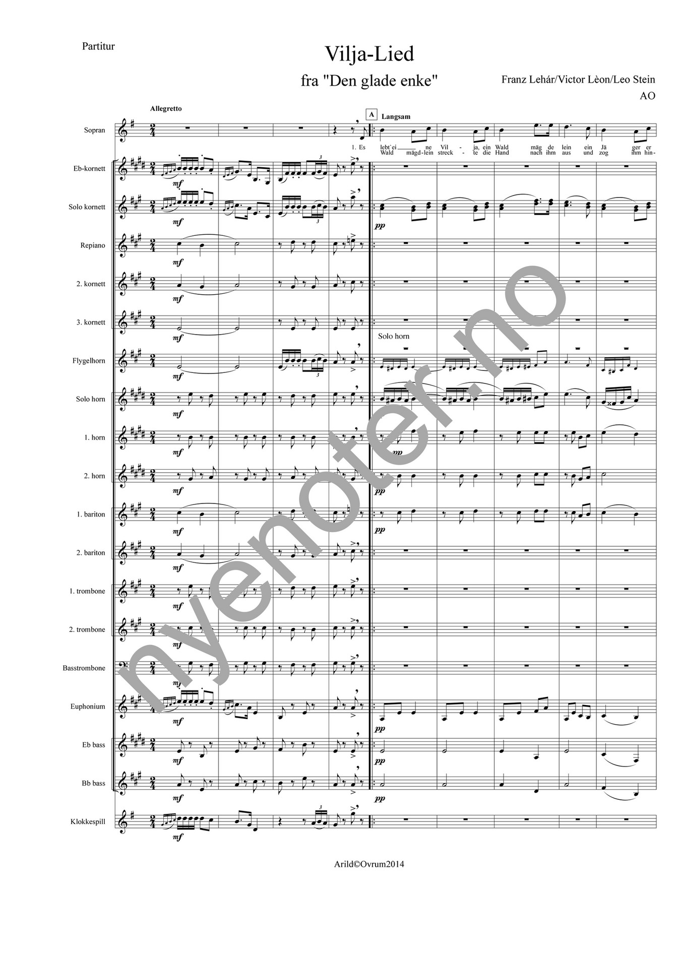 Concert/Contest - Vilja score vannmerke - Page 1 - Created with ...