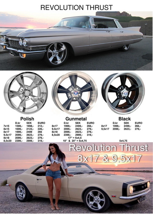 My publications - 2017 Daekimporten Catalog - Wheels and tires American cars - Page 4-5 ...