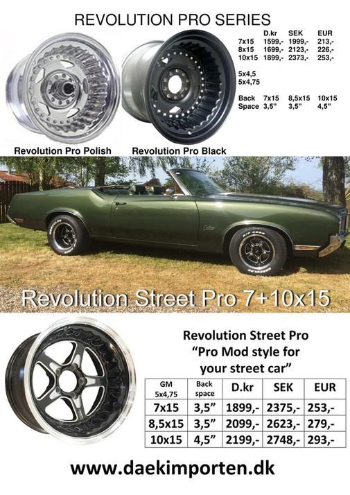 My publications - 2017 Daekimporten Catalog - Wheels and tires American cars - Page 4-5 ...