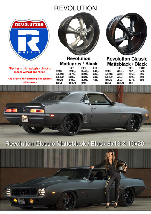 My publications - 2017 Daekimporten Catalog - Wheels and tires American cars - Page 2-3 ...
