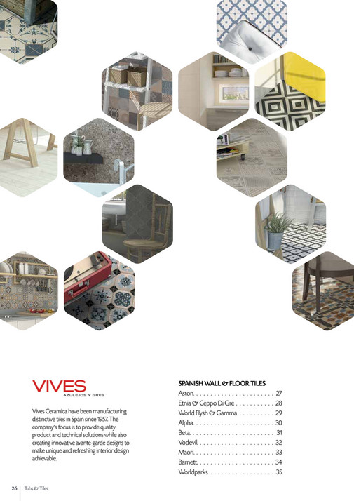 Heat Merchants - Tubs & Tiles Tile Brochure 2016 - Page 26-27 - Created with Publitas.com