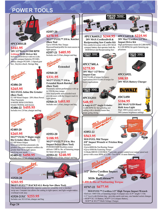 Northeast Tool - WN22 Single Page - Page 24 - Created with Publitas.com