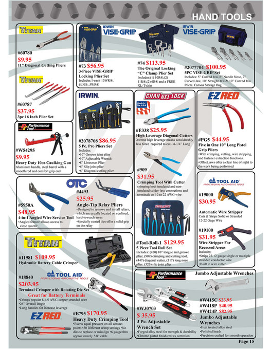 Northeast Tool - WN22 Single Page - Page 15 - Created with Publitas.com