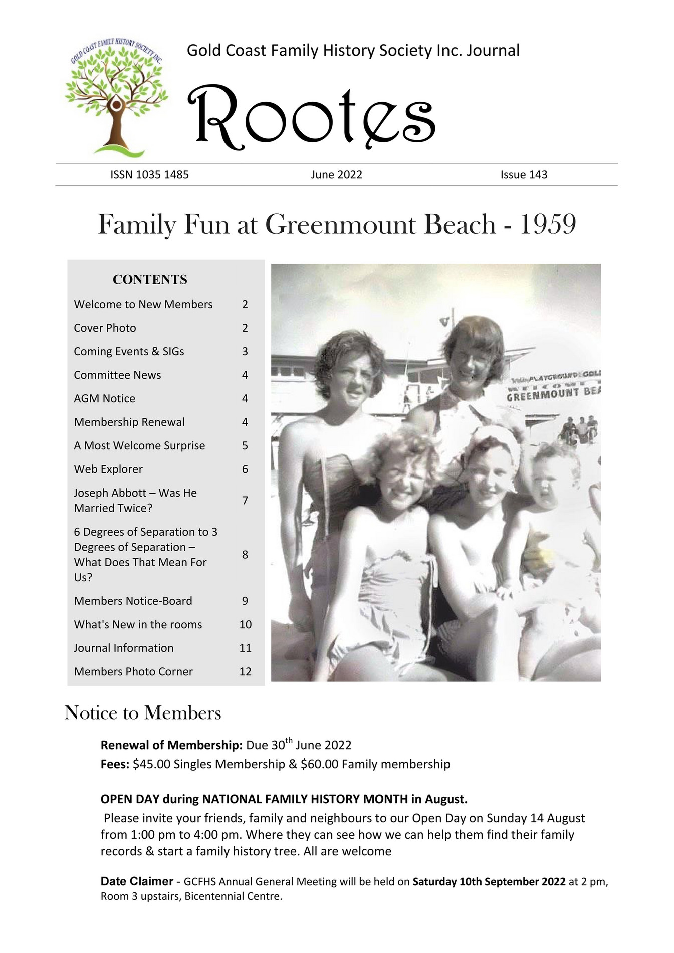 GC Family History Society - A4 Rootes Journal 143 - June 2022 - Page 12 ...