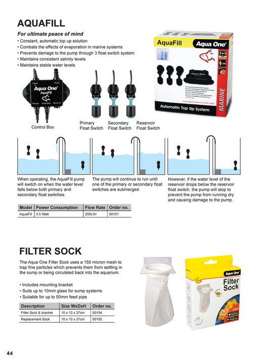 Aqua Pacific UK Ltd - Aqua One Consumer Catalogue 2024 - Page 44-45 - Created with Publitas.com
