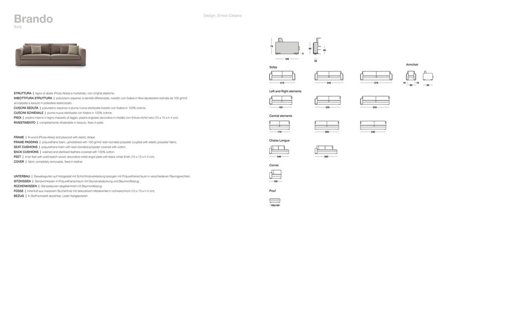 OROA - Brando_Sofa_Specification sheet - Page 1 - Created with Publitas.com