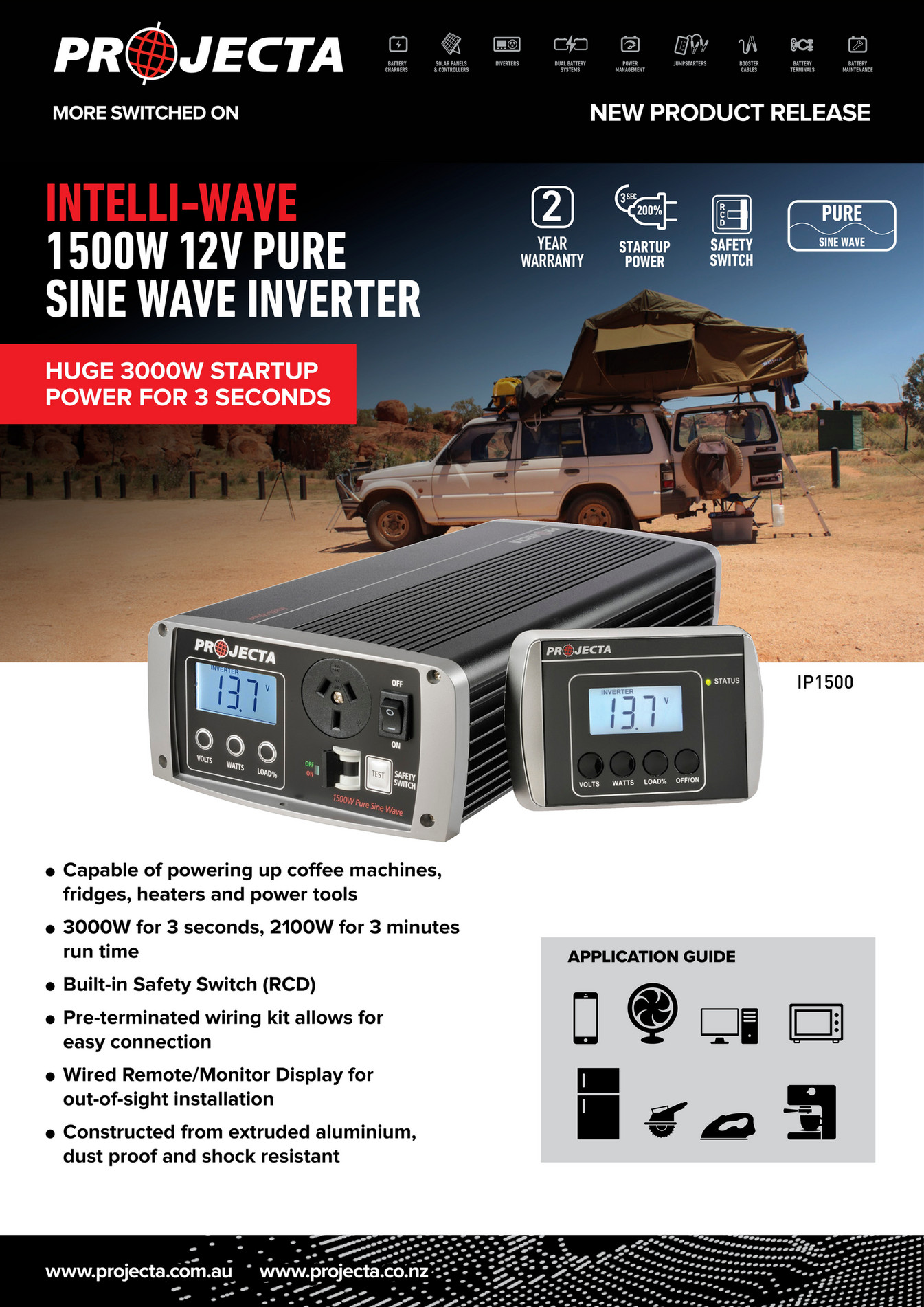 Brown & Watson International - Projecta IP1500 NPR - Page 1