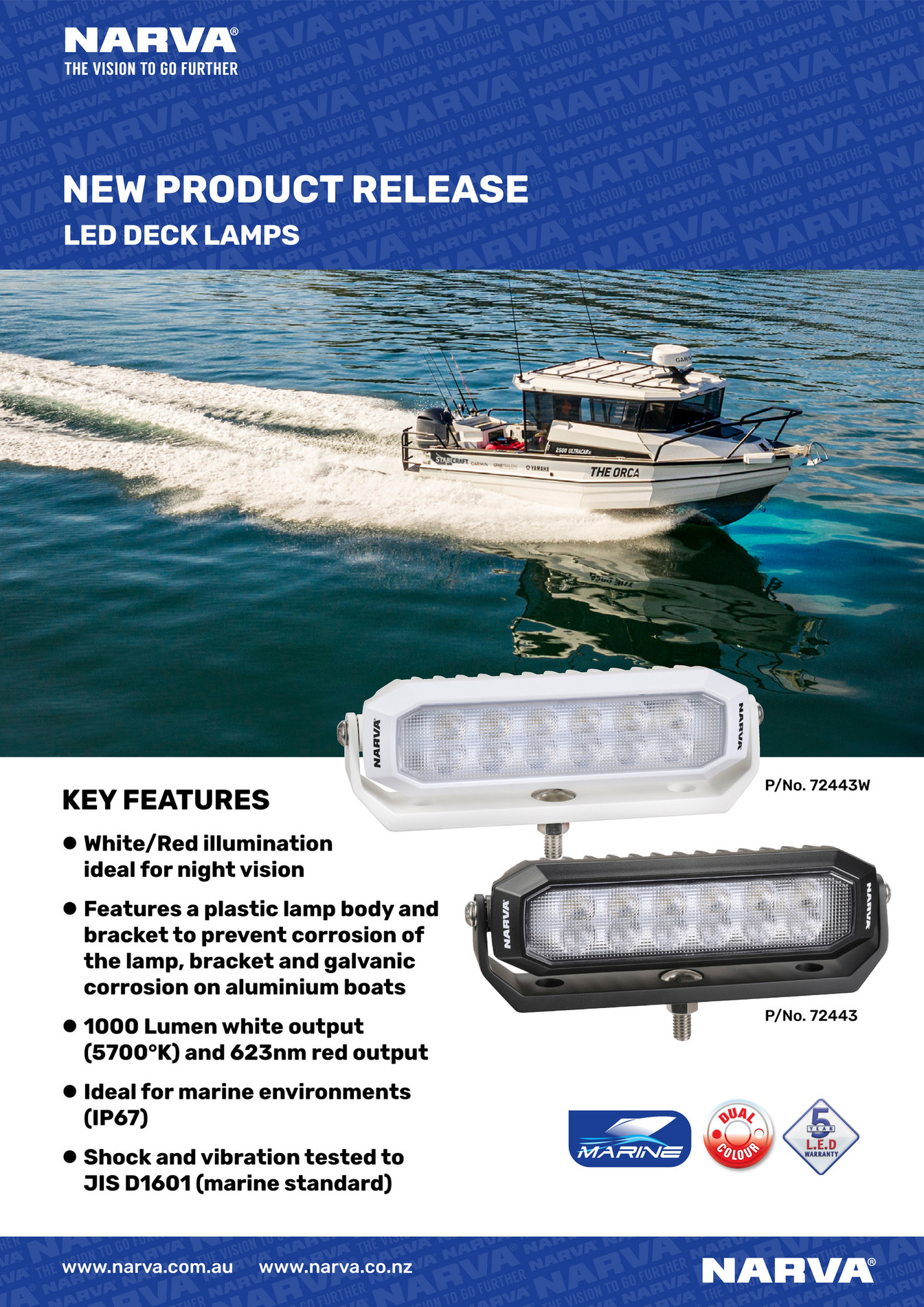 Brown & Watson International - Narva LED Decklamp NPR - Page 1