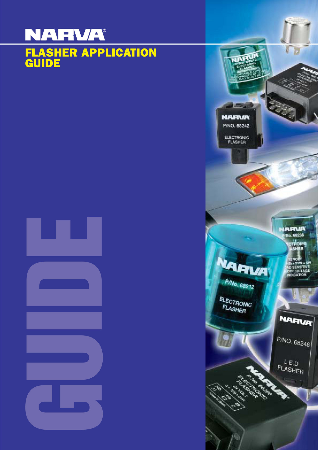 Brown & Watson International - Narva Flasher Application Guide - Page 1