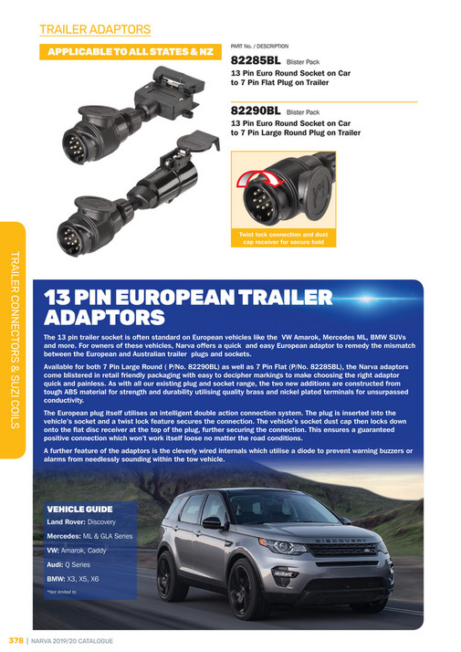 Brown & Watson International - Narva Catalogue 2019/20 - Page 380-381