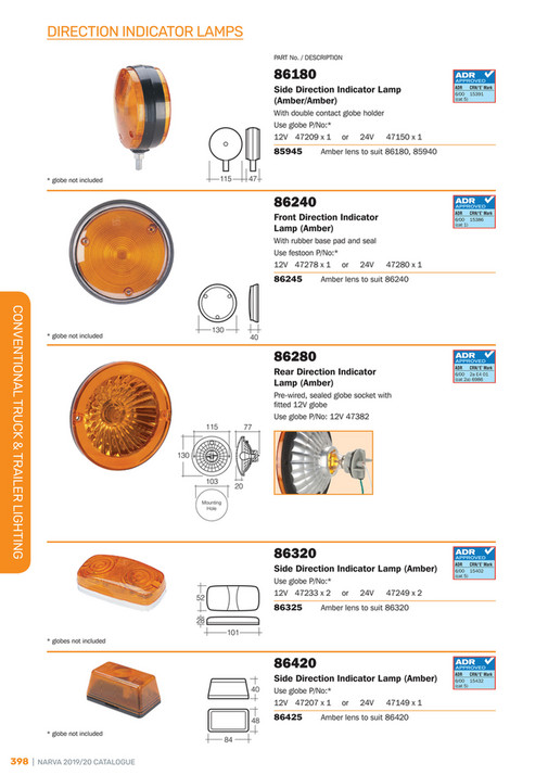 Brown & Watson International - Narva Catalogue 2019/20 - Page 402-403