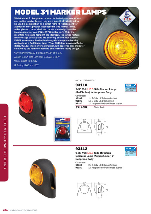 Brown & Watson International - Narva Catalogue 2019/20 - Page 478-479
