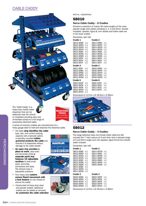 Brown & Watson International - Narva Catalogue 2019/20 - Page 566-567