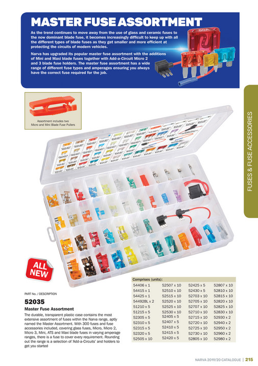 Brown & Watson International - Narva Catalogue 2019/20 - Page 216-217