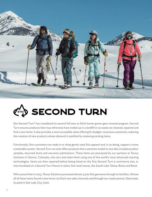 Stio - 2023-StewardshipReport-web - Page 18-19