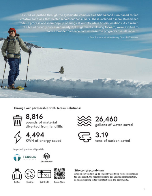 Stio - 2023-StewardshipReport-web - Page 18-19