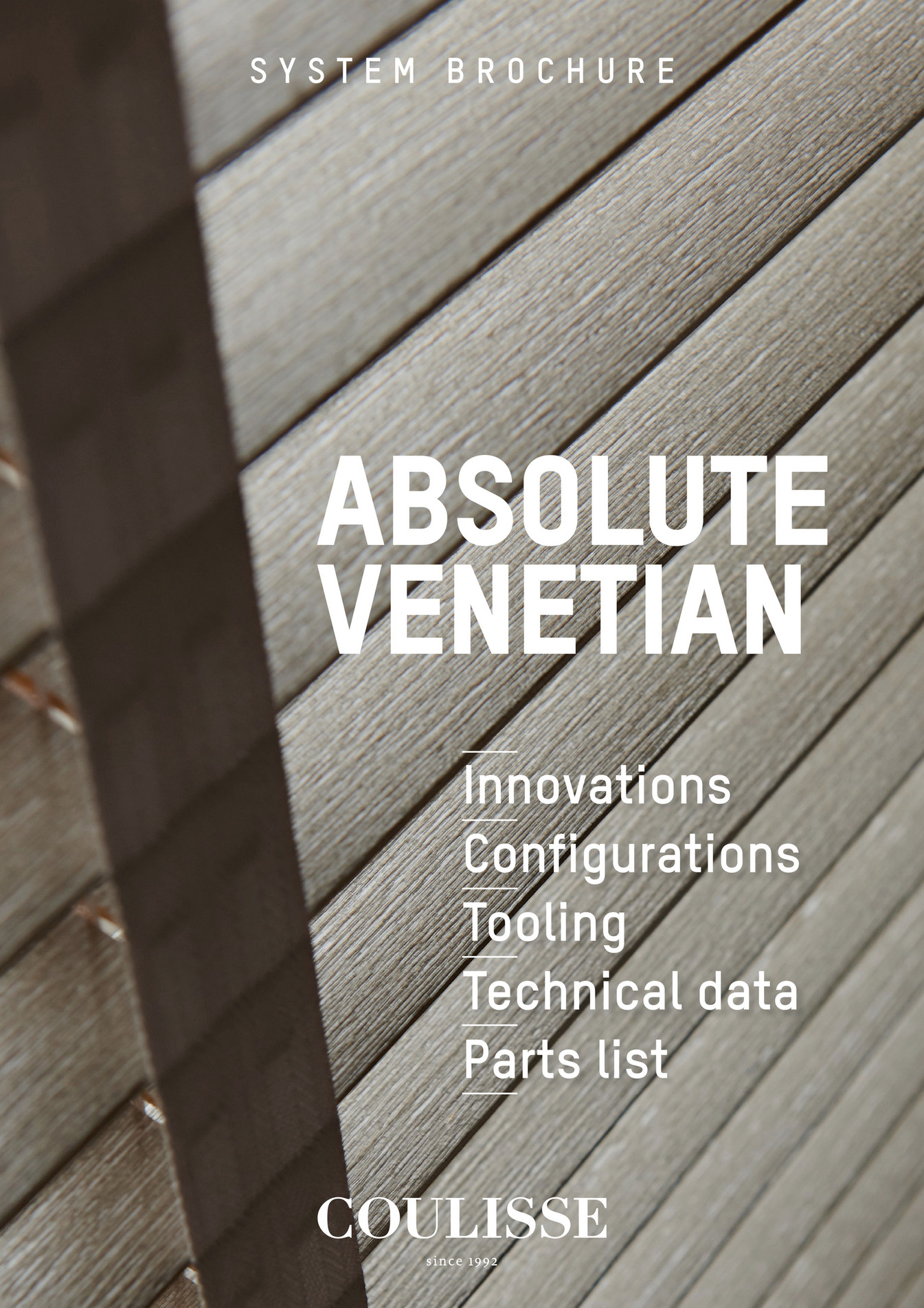 Coulisse - Absolute Venetian System Brochure - Page 2-3