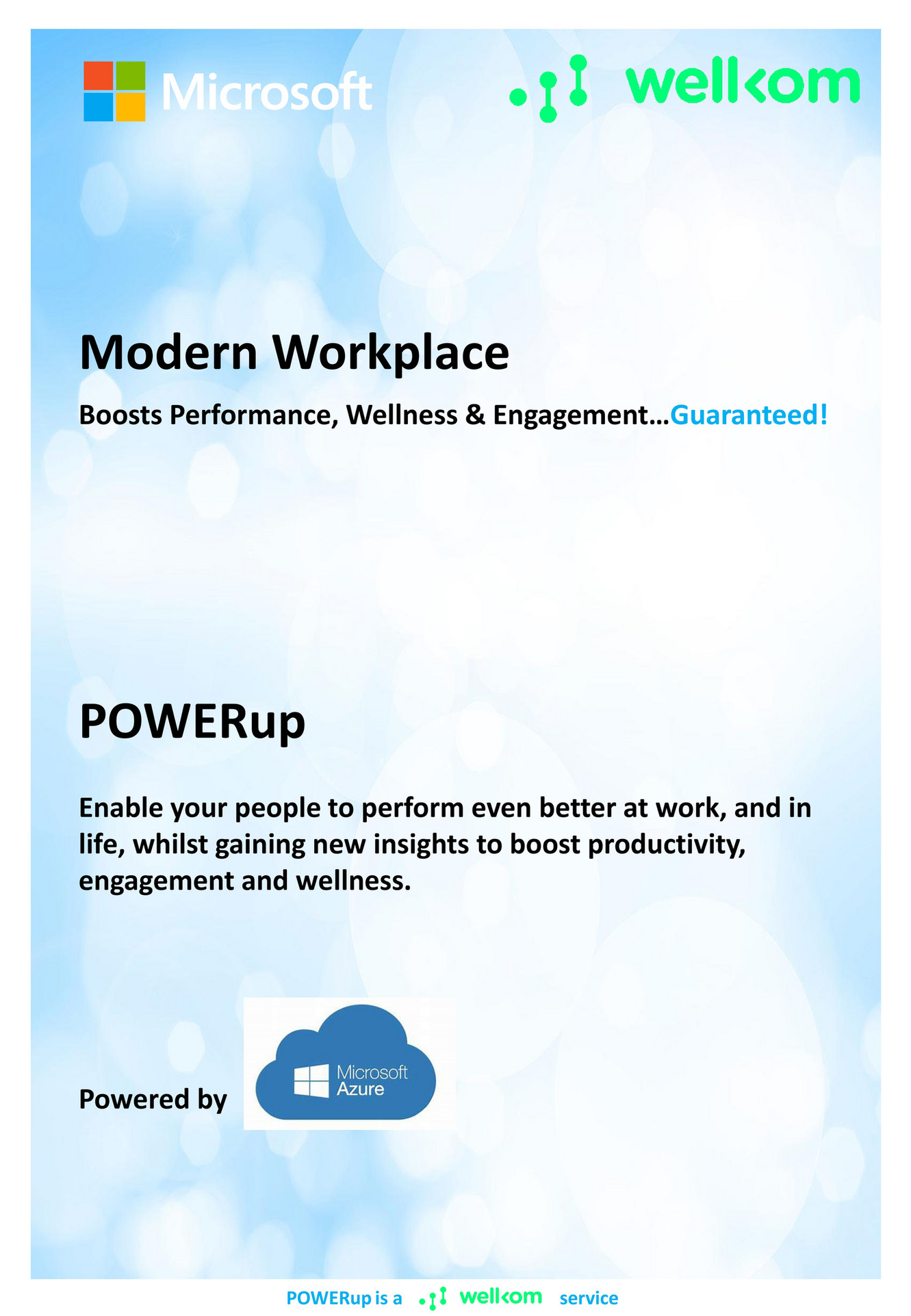 My publications - WellKom Azure SME POWERup Brochure - Page 1 - Created ...