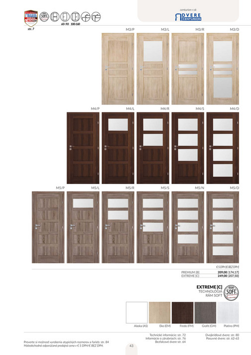 My publications - Dvere Centurion - Katalóg 2023 edícia 1 - Strana 42-43 - Created with Publitas.com