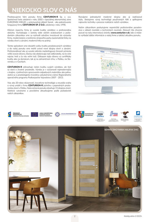 My publications - KATALÓG - CENTURION NOVý 2023 - Strana 2-3 - Created with Publitas.com