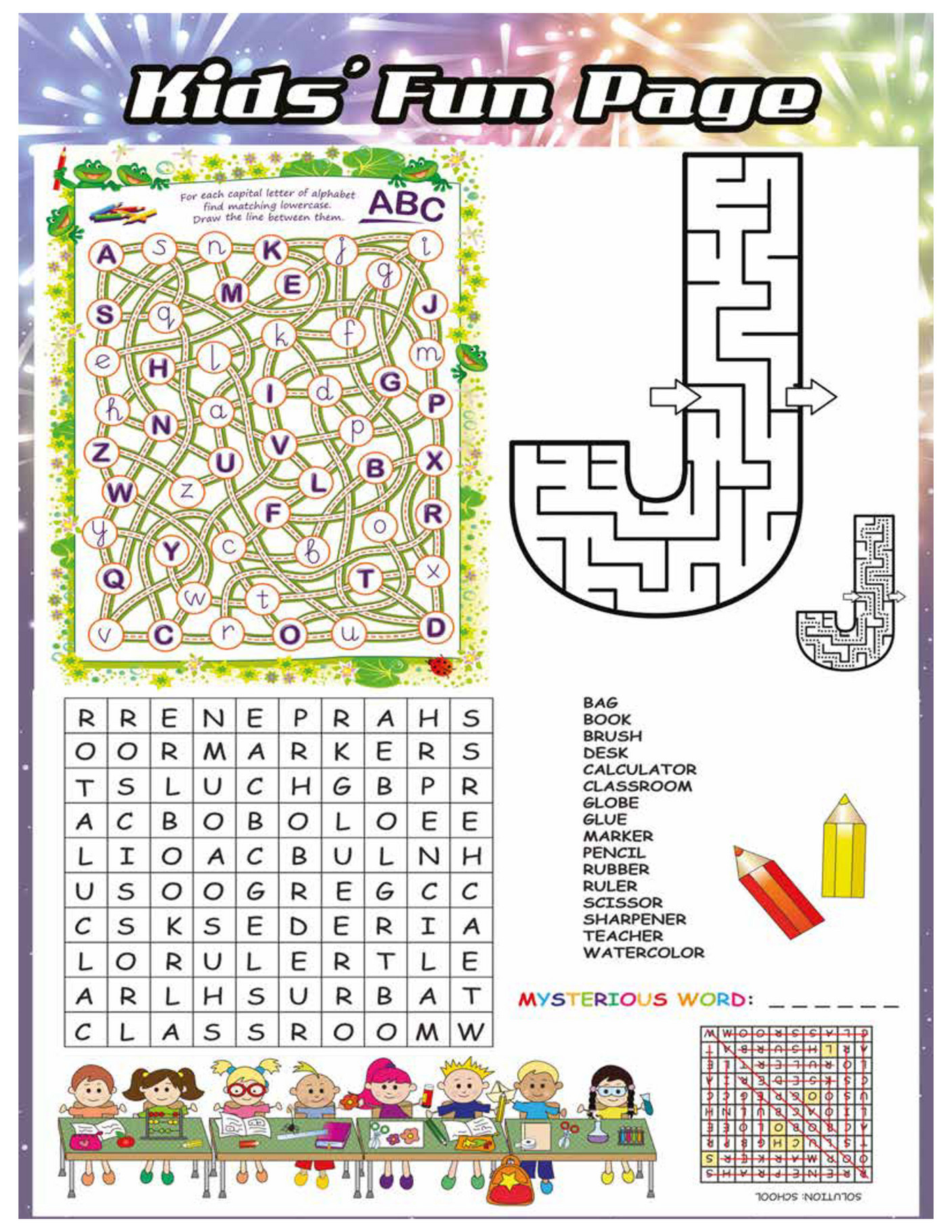 Now Magazines - Kids' Fun Page January 2020 - Page 1