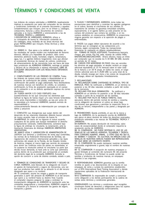 Agrinova - Seed Catalog - Page 42-43 - Created with Publitas.com