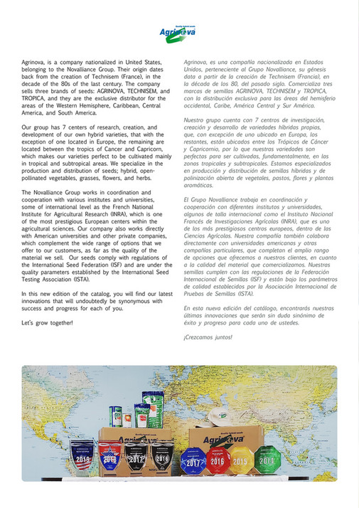 Agrinova - Seed Catalog - Page 2-3 - Created with Publitas.com