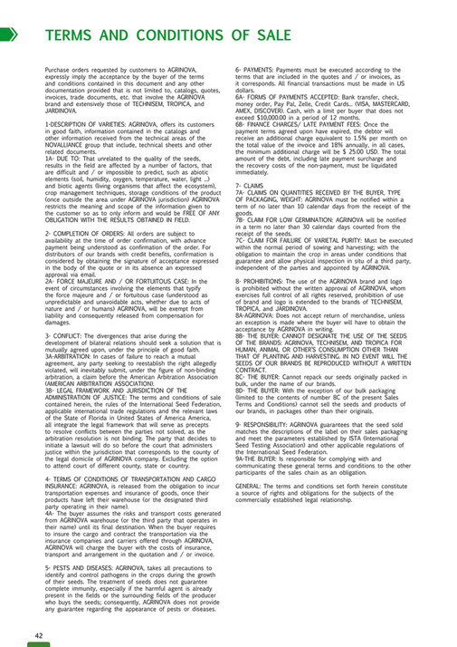Agrinova - Seed Catalog - Page 42-43 - Created with Publitas.com