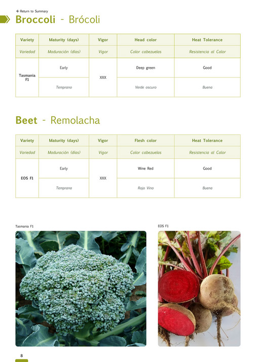 Agrinova - Seed Catalog - Page 8-9 - Created with Publitas.com