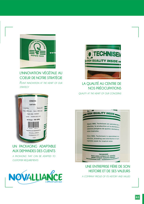 Agrinova - Technisem Seed Catalog - Page 62-63 - Created with Publitas.com