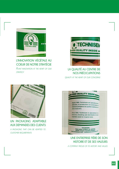 Agrinova - Technisem Seed Catalog - Page 62-63 - Created with Publitas.com