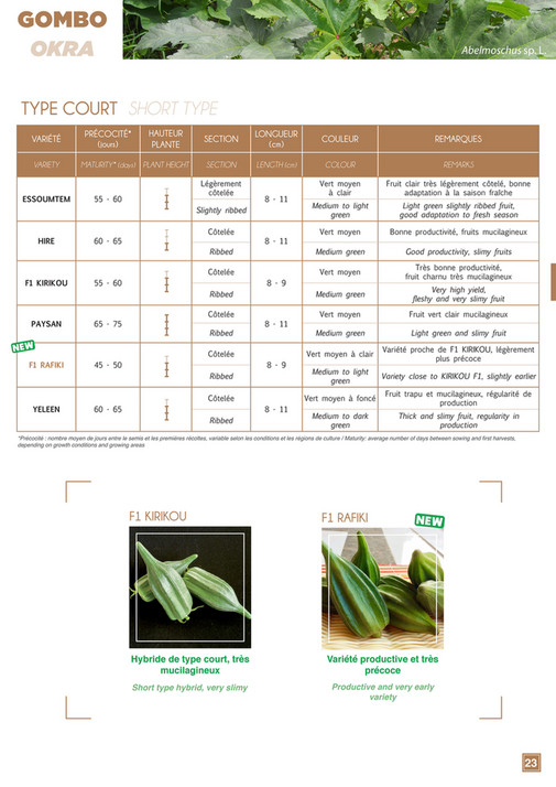 Agrinova - Technisem Seed Catalog - Page 22-23 - Created with Publitas.com
