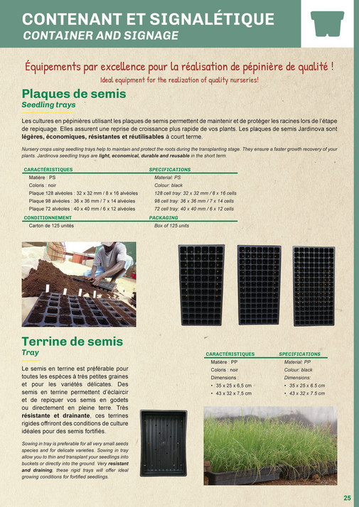 Agrinova Co. - Jardinova Catalog - Page 25 - Created with Publitas.com