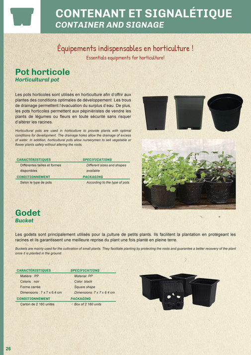 Agrinova Co. - Jardinova Catalog - Page 26 - Created with Publitas.com